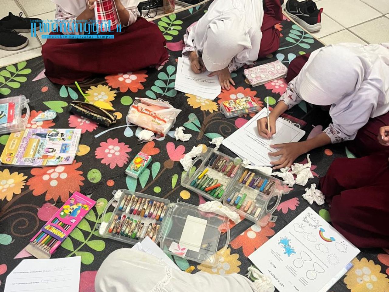 Mahasiswa KKN Undip Kenalkan Art Therapy sebagai Media Regulasi Emosi